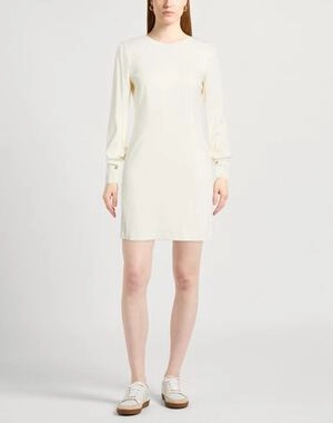 DONDUP Mini Dress Size Viscose, Polyamide, Elastane - Off White