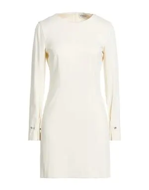 DONDUP Mini Dress Size Viscose, Polyamide, Elastane - Off White