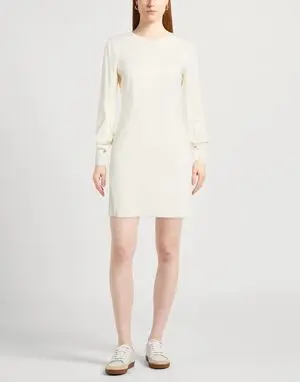 DONDUP Mini Dress Size Viscose, Polyamide, Elastane - Off White