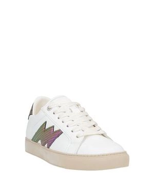 Zadig&Voltaire Leather Low-top Sneakers With Metallic Detail