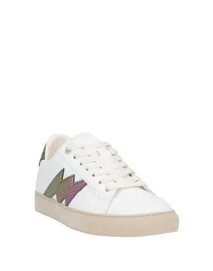 Zadig&Voltaire Leather Low-top Sneakers With Metallic Detail
