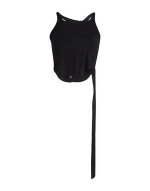 Rick Owens Cotton Sleeveless Top - Black
