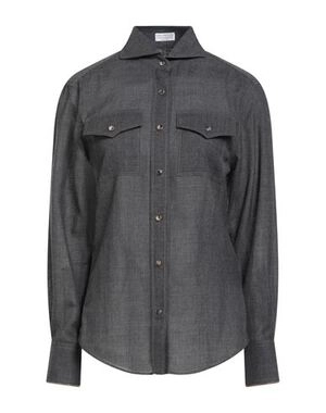 Brunello Cucinelli Shirt Charcoal Size Virgin Wool - Grey