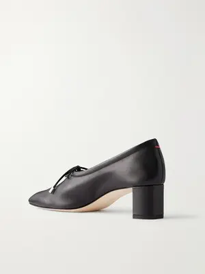 AeydĒ Narissa 45 Bow-detail Leather Pumps