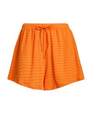 ME FUI Shorts & Bermuda Shorts Size Polyester, Elastane - Orange