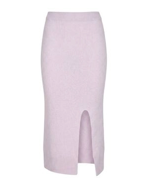 VICOLO Midi Skirt Size Alpaca Wool, Polyamide, Virgin Wool, Elastane - Purple