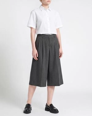 Liu Jo Pinstriped Metallic Polyester Blend Culottes