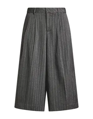 Liu Jo Pinstriped Metallic Polyester Blend Culottes