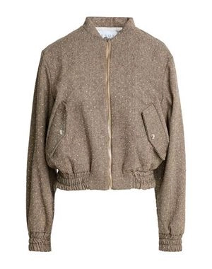KAOS Jacket Size Polyester, Wool - Light Brown