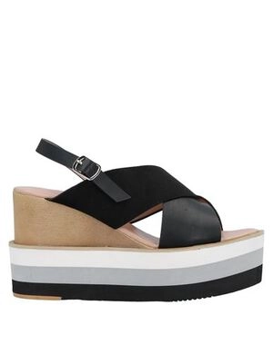 ONYX Sandals Size Textile Fibers - Black