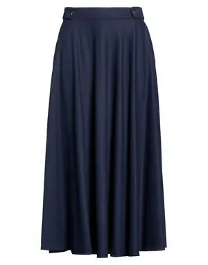 KAOS Midi Skirt Midnight Size Polyester, Viscose, Elastane