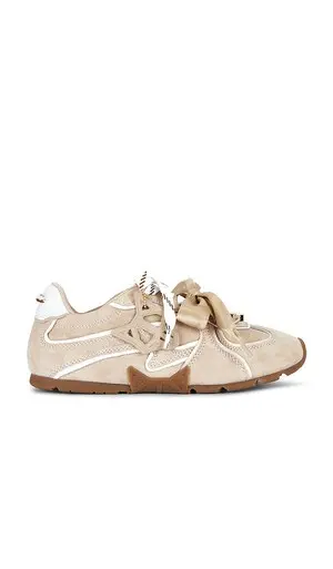 NAKED WOLFE Adored Sneaker In Beige