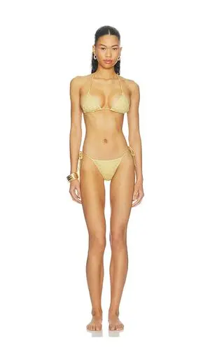Missoni Bikini Set In Metallic - Gold