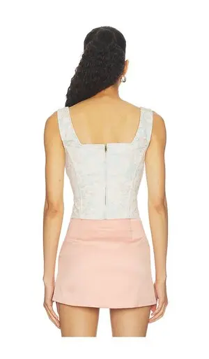 Lioness Roma Corset In Baby Blue