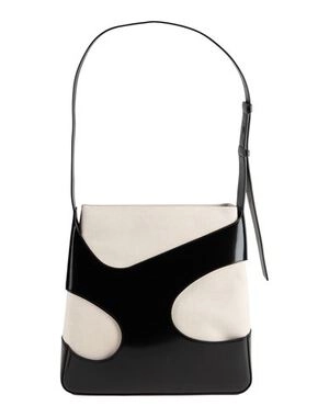 FERRAGAMO Cross-body Bag Leather, Textile Fibers - Beige