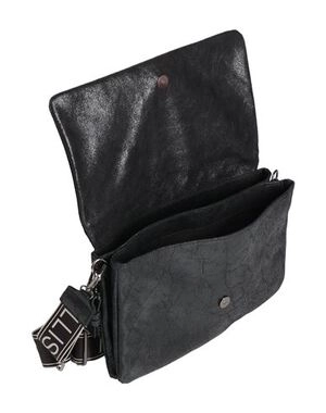 MARC ELLIS Leather Flap Bag - Gunmetal