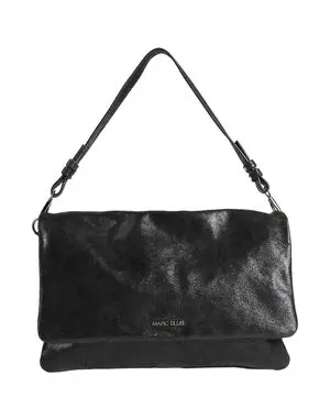 MARC ELLIS Leather Flap Bag - Gunmetal