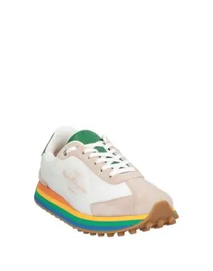 FERRAGAMO Low-top Sneakers In Suede And Textile Fibers