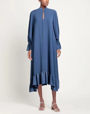 SHIRTAPORTER Midi Dress - Slate Blue
