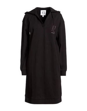 Armani Exchange Mini Dress Size Cotton - Black