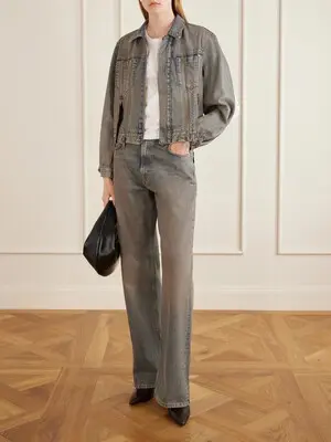 HAIKURE Medea Ziggy Zip-detailed Denim Jacket
