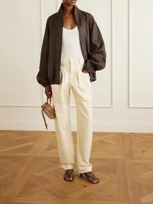 SSSTEIN Gathered Linen Jacket