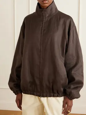 SSSTEIN Gathered Linen Jacket