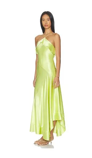 Acler Marara Maxi Dress In Yellow