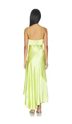 Acler Marara Maxi Dress In Yellow