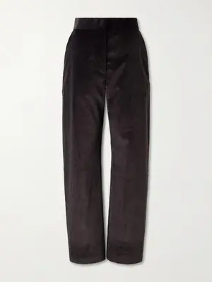 Studio Nicholson Grange Cotton-corduroy Wide-leg Pants - Brown