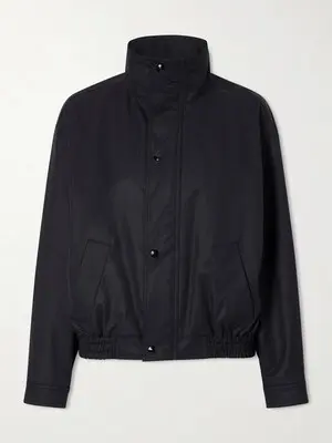 NILI LOTAN Klaire Cotton-blend Shell Jacket