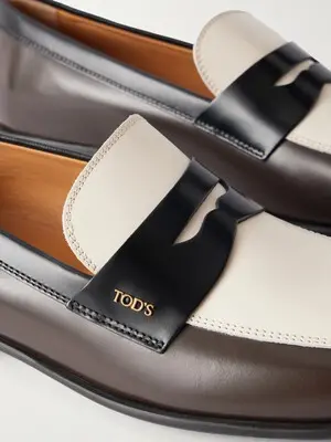 TOD'S Two-tone Leather Loafers