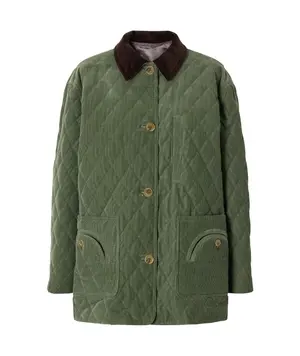 BLAZÉ MILANO Cotton-corduroy Matelassé Jacket