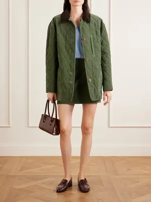 BLAZÉ MILANO Cotton-corduroy Matelassé Jacket