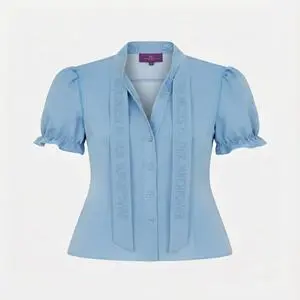 HOUSE OF KIND Goddess Blouse™ In Chambray