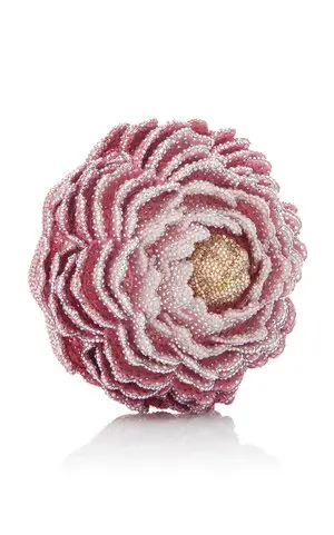 Judith Leiber Peony Crystal Clutch