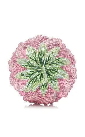 Judith Leiber Peony Crystal Clutch