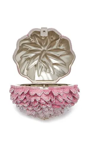 Judith Leiber Peony Crystal Clutch