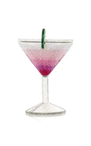 Judith Leiber Martini Cosmopolitan Crystal Clutch