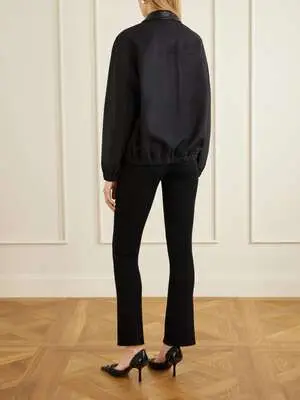 COURREGES Logo-embroidered Cotton Canvas Bomber Jacket