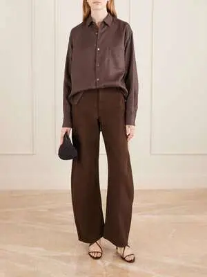 SSSTEIN Oversized Linen Shirt
