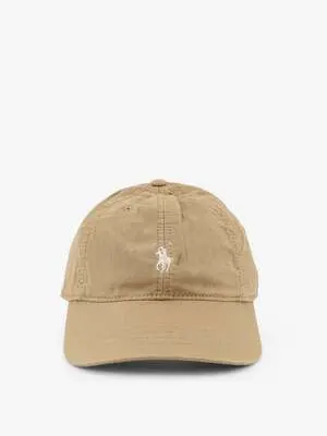 Polo Ralph Lauren Baseball Cap With Embroidered Logo - Beige