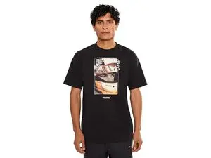 PUMA Mclaren Racing Oscar Piastri Driver Tee Clothing Papaya - Black
