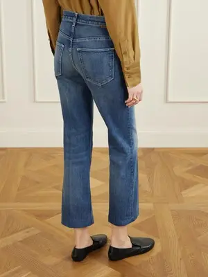 JAMIE HALLER Kenickie Mid-rise Straight-leg Jeans