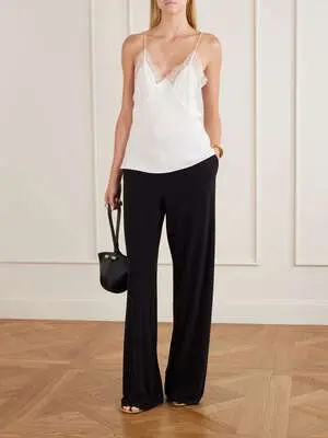Norma Kamali Jersey Wide-leg Pants