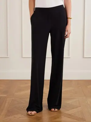 Norma Kamali Jersey Wide-leg Pants