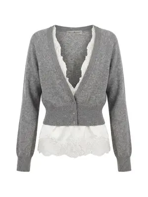 Ermanno Scervino Cashmere Cardigan - Grey