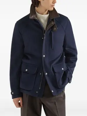 Brunello Cucinelli Wool Caban Coat