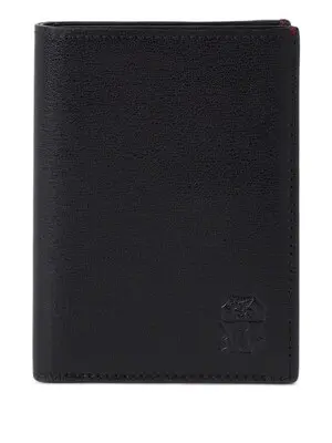Brunello Cucinelli Leather Passport Case