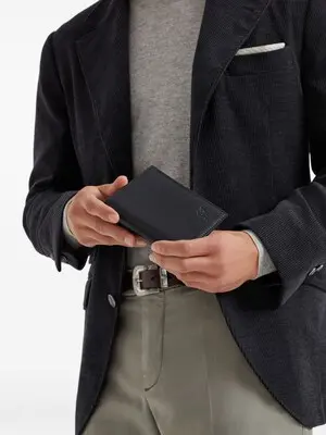 Brunello Cucinelli Leather Passport Case